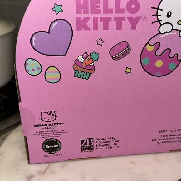 Hello Kitty | Dining | Nwt Hello Kitty Sanrio Happy Easter Floral 5 ...